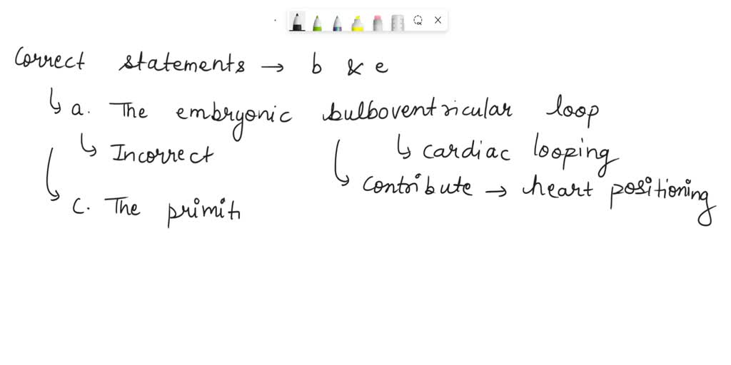SOLVED: Concerning development of the ventricles: a. The embryonic ...
