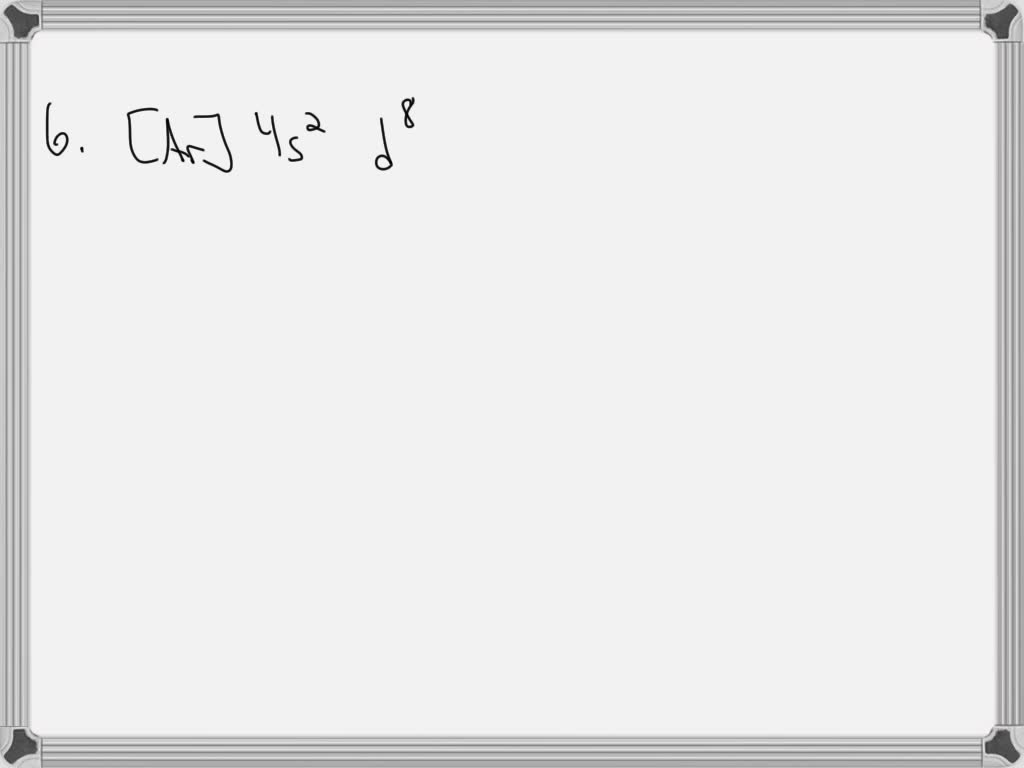 SOLVED: 13. Complete the following chart for the incorrect electron ...