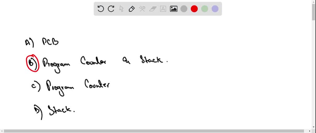 SOLVED: The process control block contains PCB: a. Information about ...