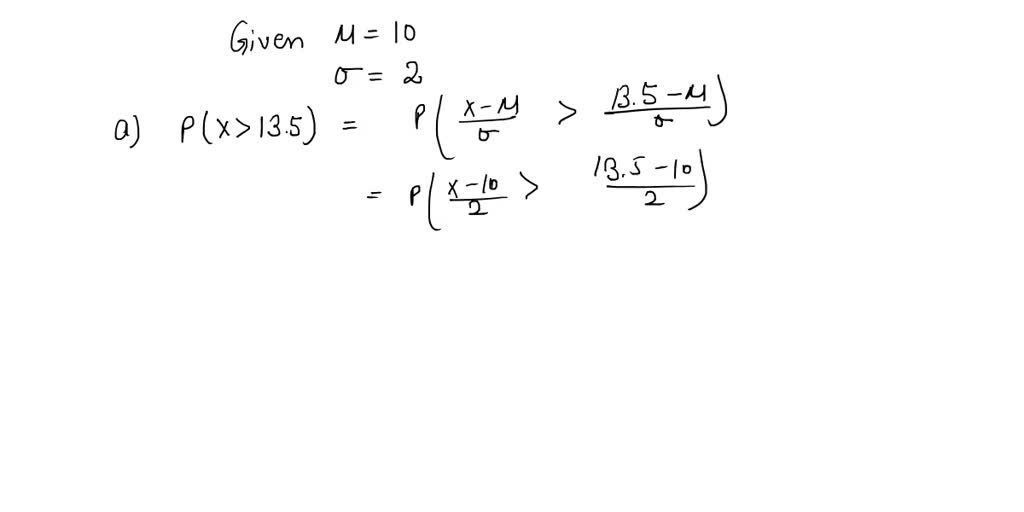 SOLVED: A random variable has mean mu =20 and standard deviation sigma =2. Using Chebyshev's ...