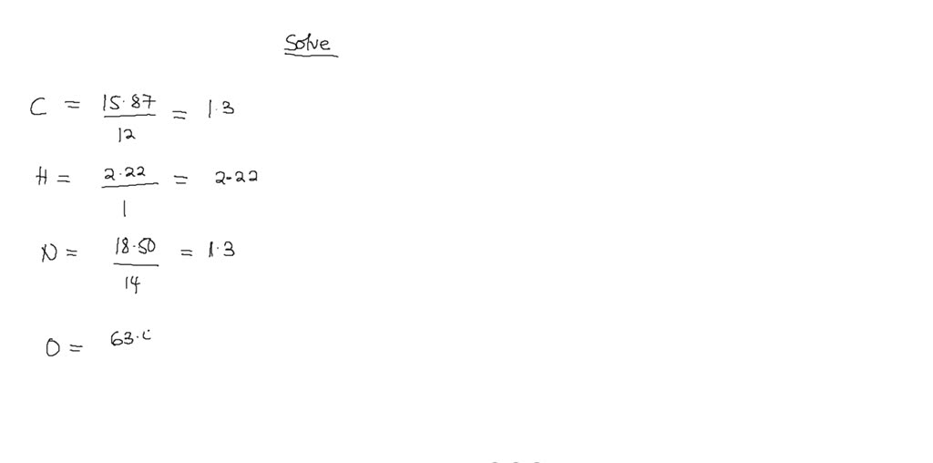 SOLVED: calculate the empirical formula of Nitroglycerin (used ...