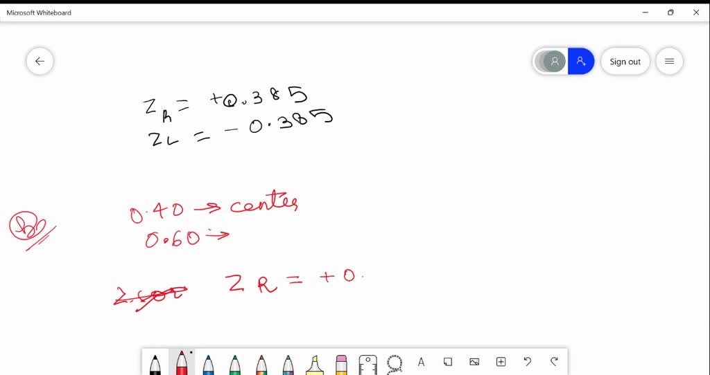 SOLVED: 10. Find the z-score boundaries that separate a normal distribution as described in each ...
