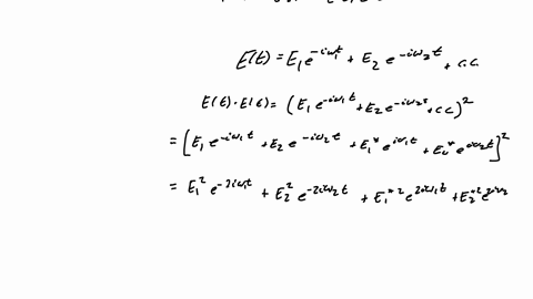 Numerical estimate of nonlinear optical quantities. A laser beam of frequency ωcarrying 1 W of ...