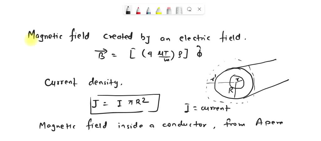 SOLVED: QUESTION 3 magnetic field created by an electric current ...