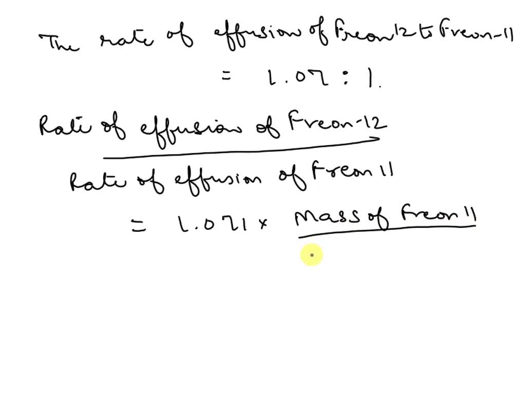 SOLVED: Freon- 12 is used as a refrigerant in central home air ...