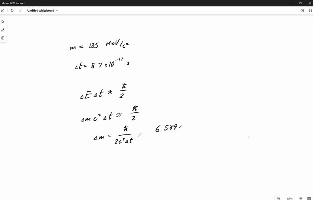 SOLVED: A π^0 meson is an unstable particle produced in highenergy particle collisions. It has a ...