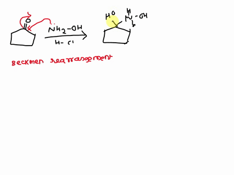 consider the reaction of the cyclopentanone derivative shown below draw ...