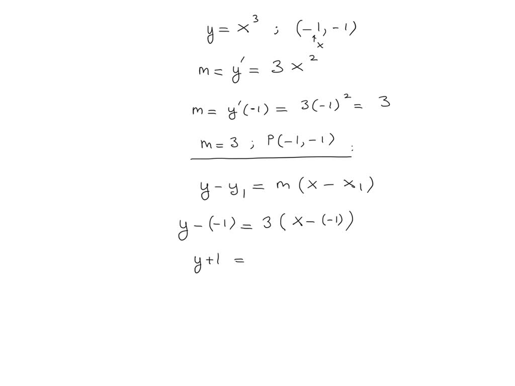 SOLVED: Find an equation for the tangent line to the curve at the given point. Then sketch the ...