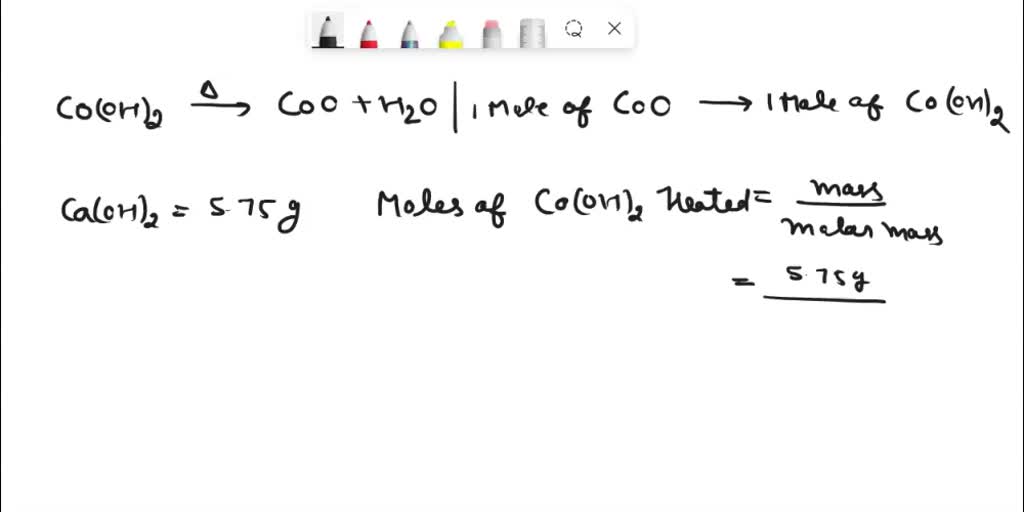 SOLVED: One of the products of the hydrolysis of calcium phosphide at ...