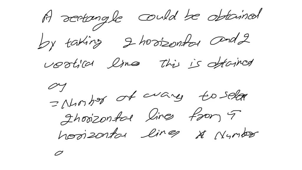 SOLVED: Rectangles Four points are chosen at random from 5 by 5 grid ...