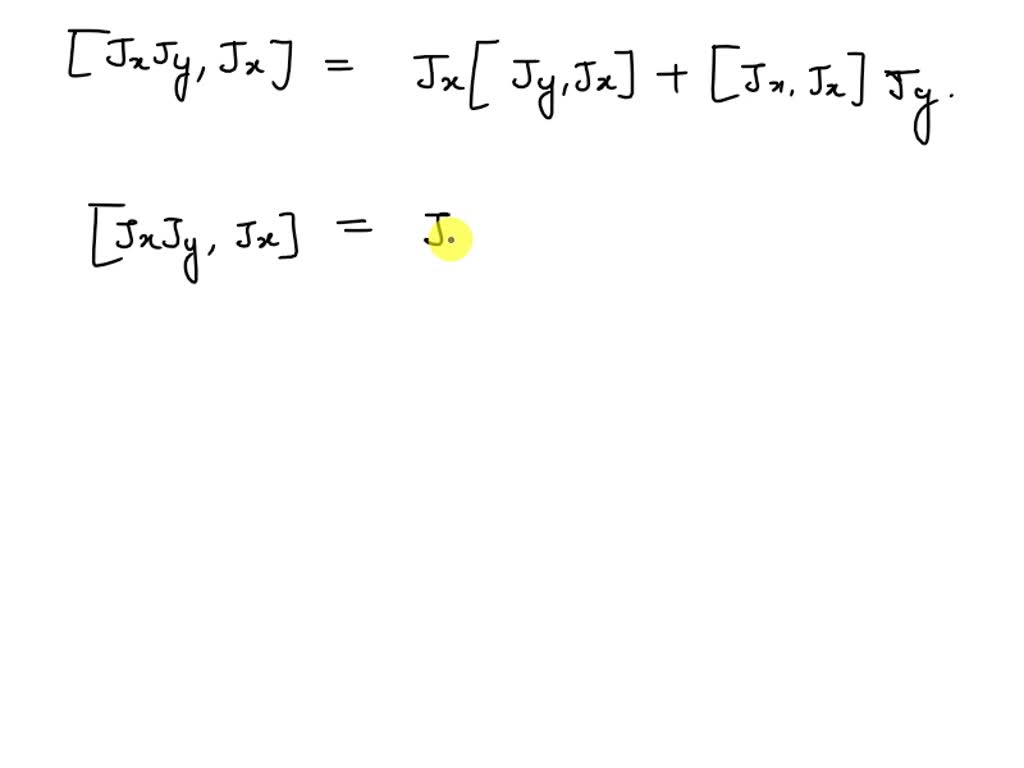 SOLVED: 95. Let j be a quantum mechanical angular momentum operator ...