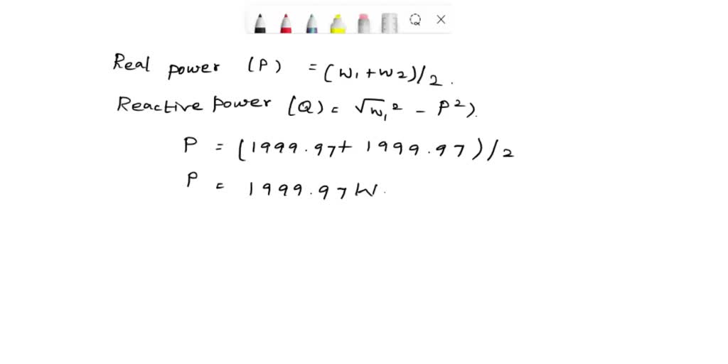 SOLVED: Find S, I, P, Q, and the power factor for the load shown. NOTE ...