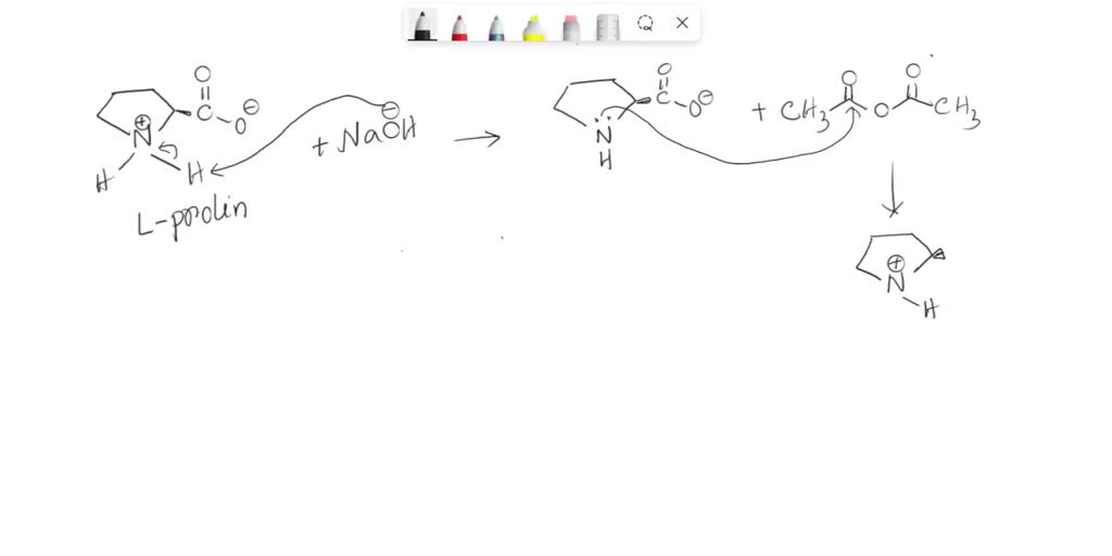 SOLVED: Reaction Scheme and Mechanism for the Preparation of N-Acetyl-L ...