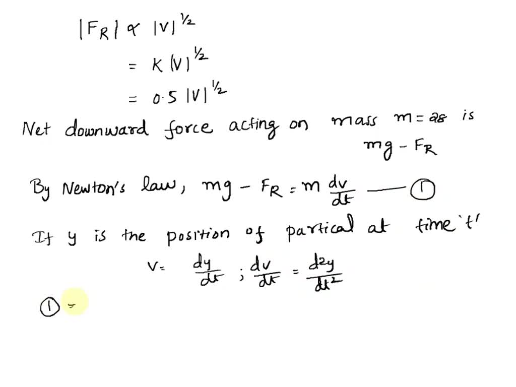 SOLVED:point) A skydiver weighing 75 kg (including equipment) falls ...