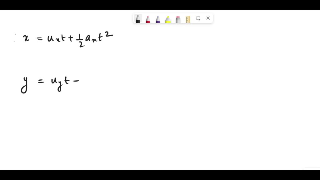 SOLVED: a particle starts from rest at t = 0 at the origin and moves in the xy plane with a ...