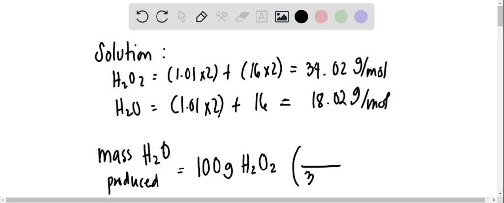 SOLVED: Answer the following question about the following reaction: 2 ...