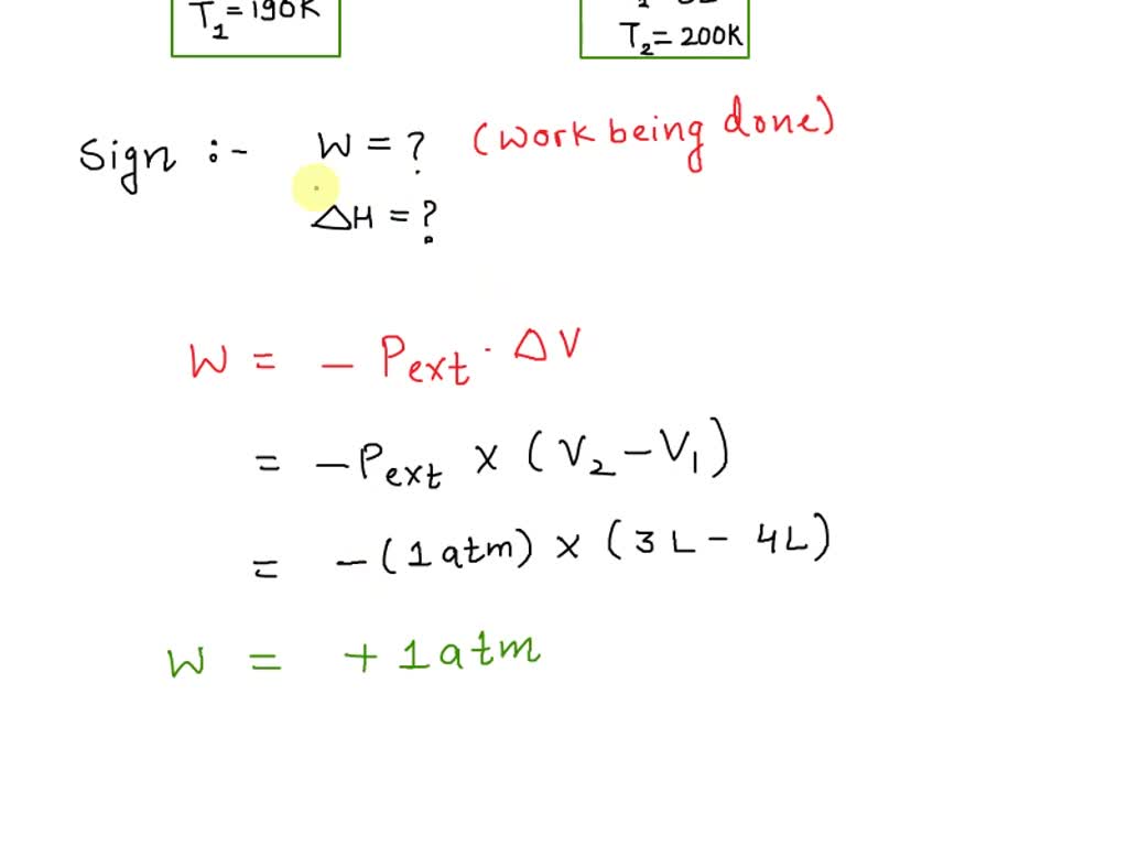 SOLVED: Imagine reaction that results in a change in both volume and temperature as shown in the ...