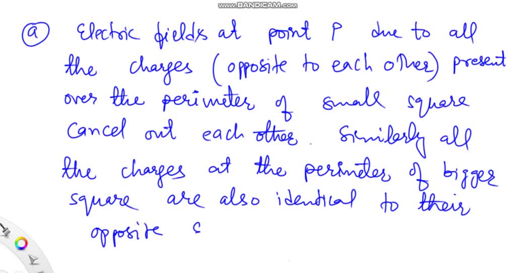 SOLVED: The figure above shows two square arrays of charged particles ...