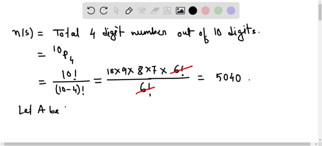 SOLVED: A lock has four wheels with the numbers 0 through 9 on each ...