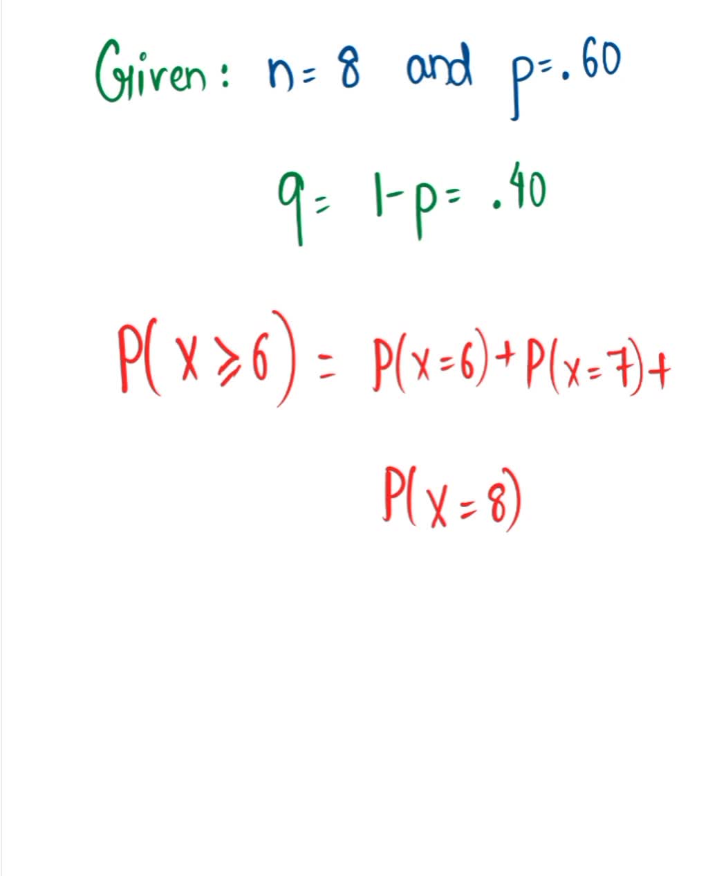 SOLVED: Exhibit 5-8The student body of a large university consists of ...