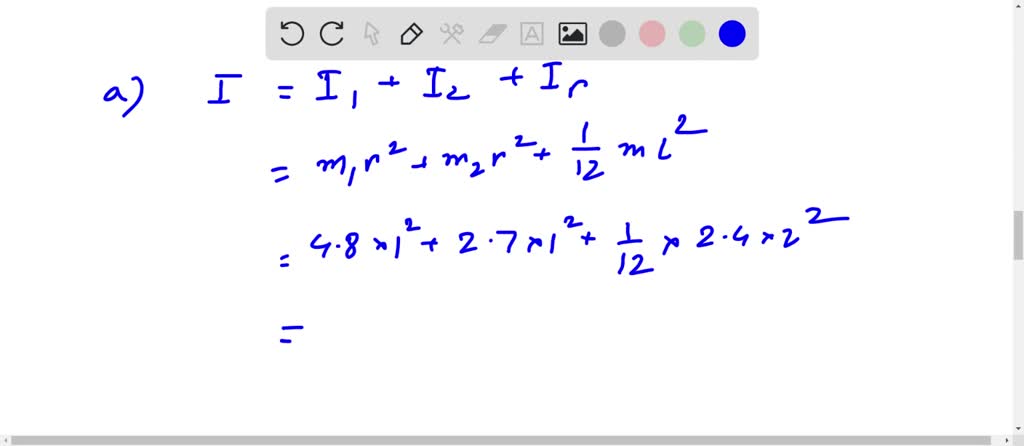 SOLVED: A uniform rod of mass 2.40 kg and length 2.00 m is capable of rotating about an axis ...