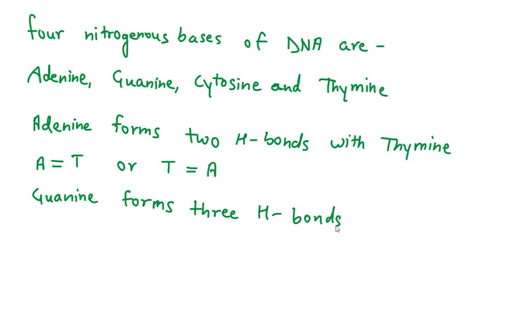 SOLVED: Predict the sequence of bases in the DNA strand complementary to the single DNA strand ...