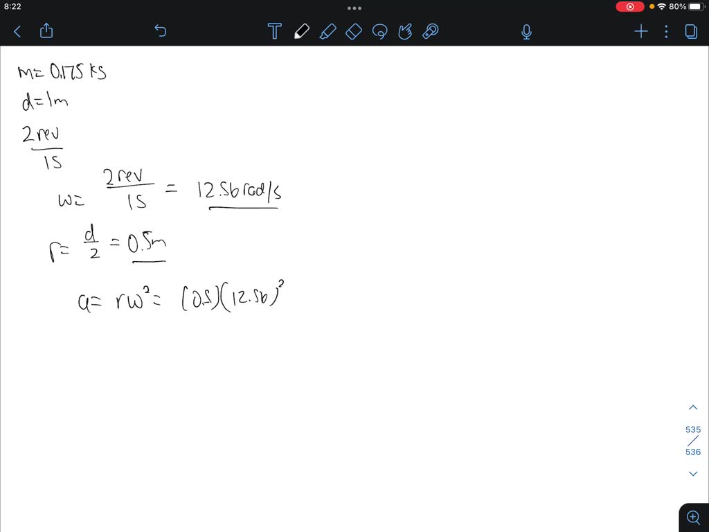 SOLVED: A small 175-g ball on the end of a light string is revolving ...