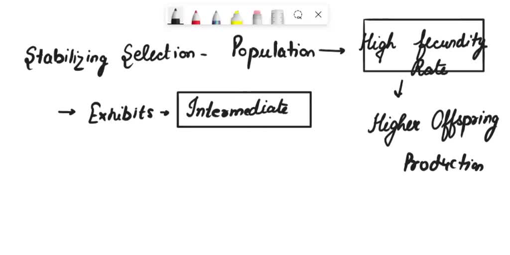 SOLVED: Which of the following is an example of stabilizing selection ...