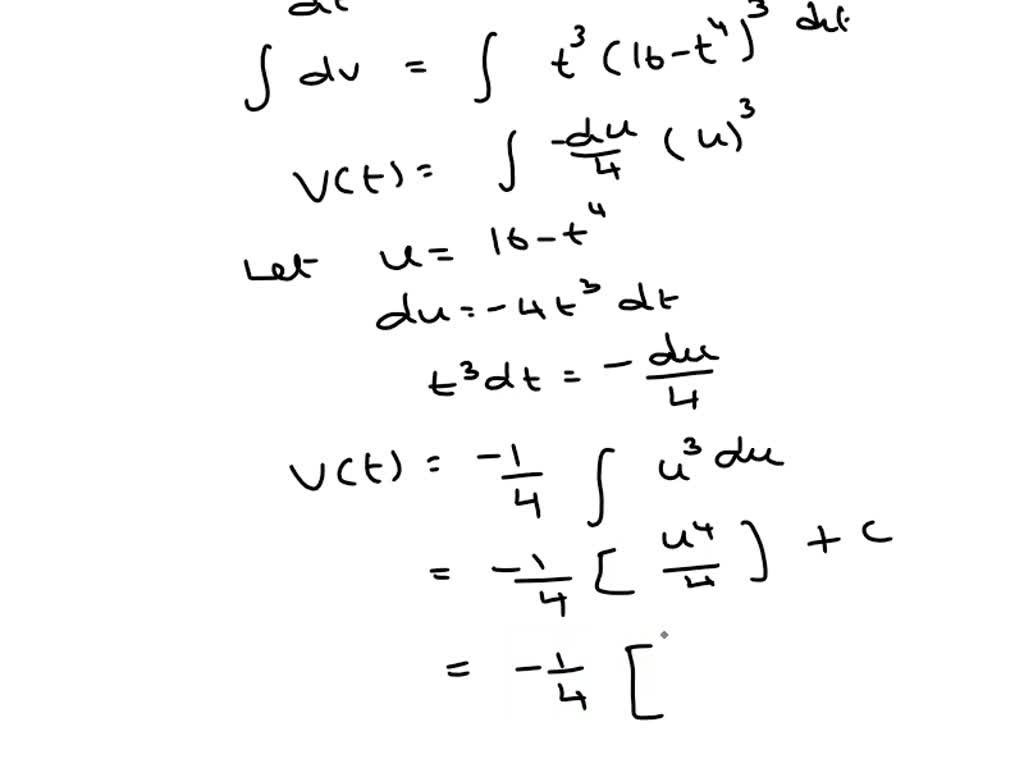 SOLVED: The acceleration (in meters per second squared) of a particle ...