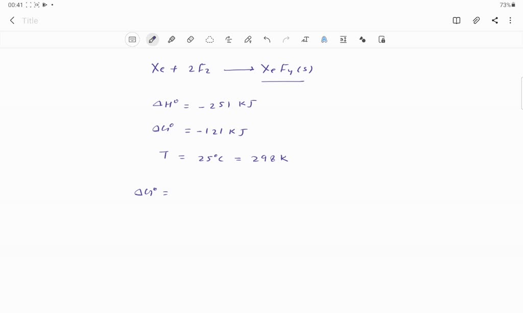SOLVED: 13. For the reaction of xenon and fluorine gases to form solid ...