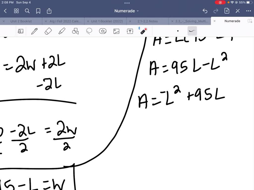 SOLVED: Among all rectangles that have a perimeter of 190, find the dimensions of the one whose ...