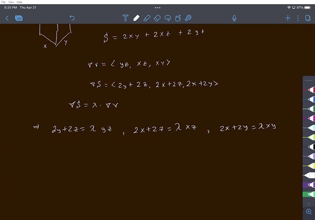 SOLVED: Use partial differentiating to find the approximate value of the volume of a box with a ...