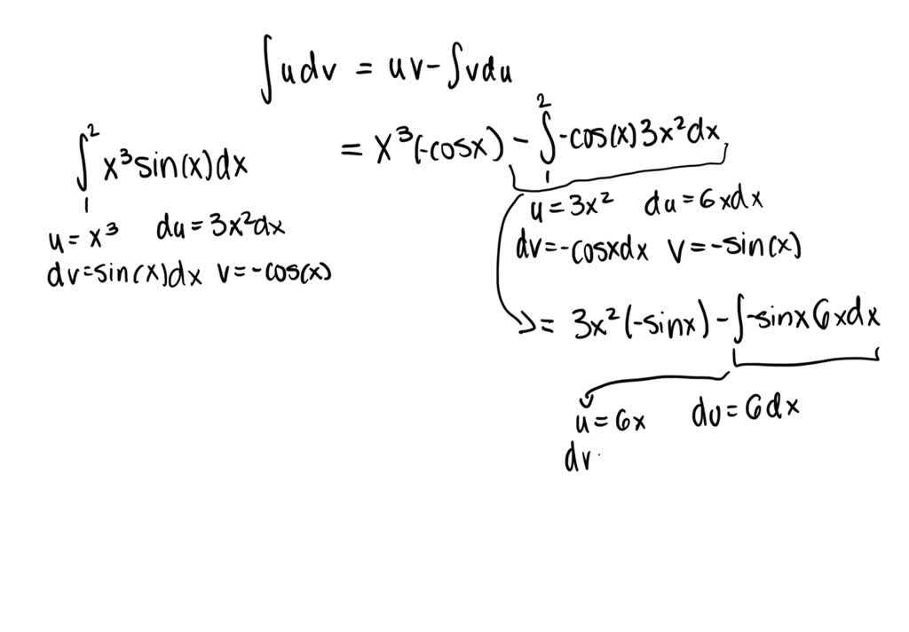 SOLVED: Demonstrate a DEFINITE INTEGRAL that requires repeated integration by parts, also called ...