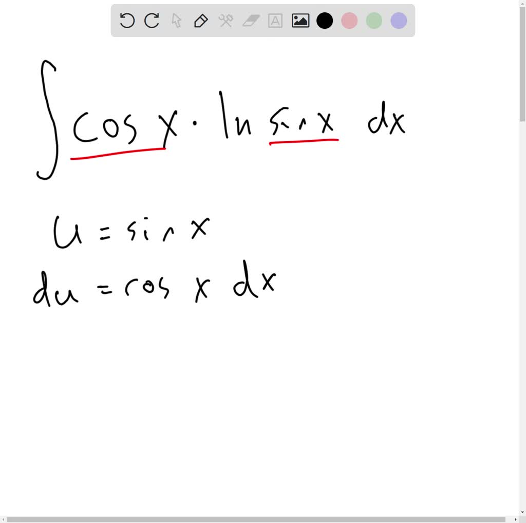 SOLVED: integral cosx lnsinx dx
