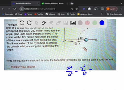 The figure on the right shows the hyperbolic orbit of a...