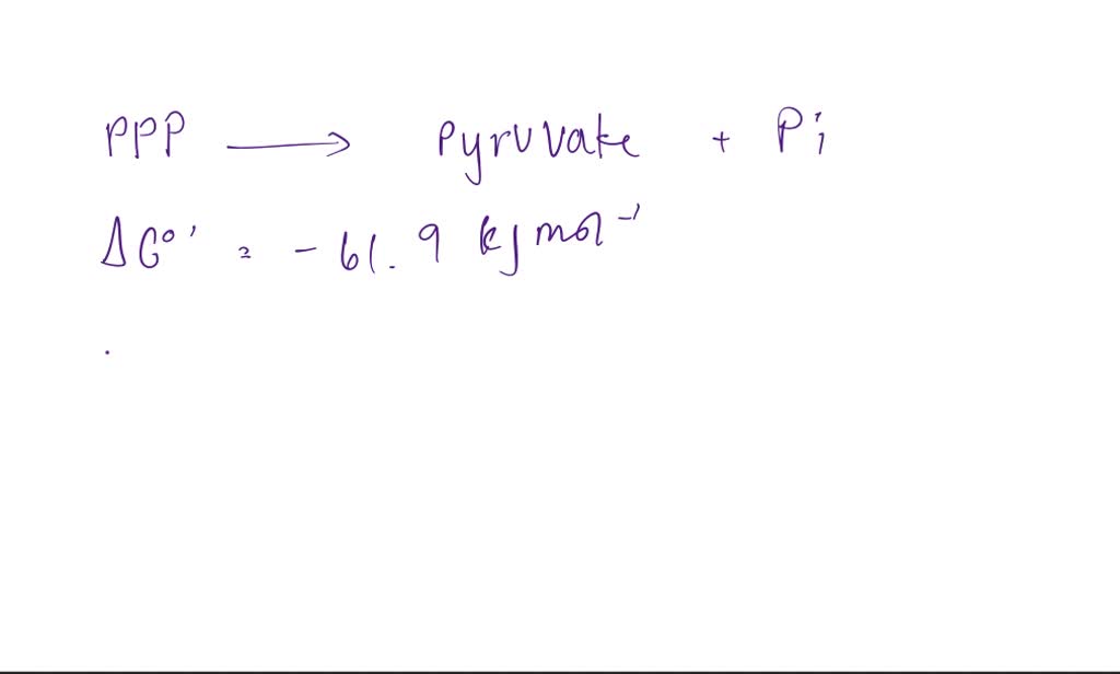 SOLVED: Show, by a series of equations, the energetics of ...