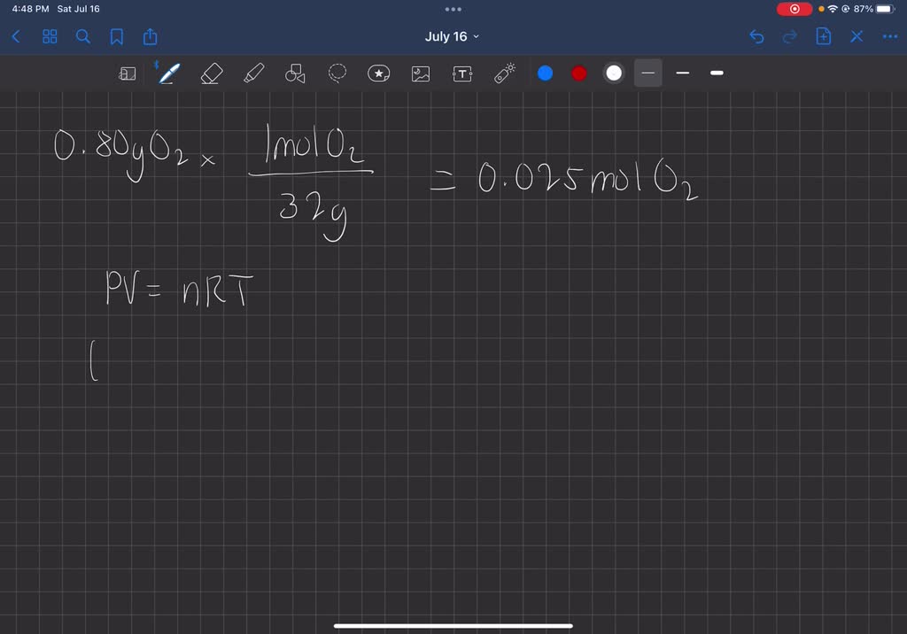 SOLVED: what is the volume in dm3 of 8g of oxygen gas at stp