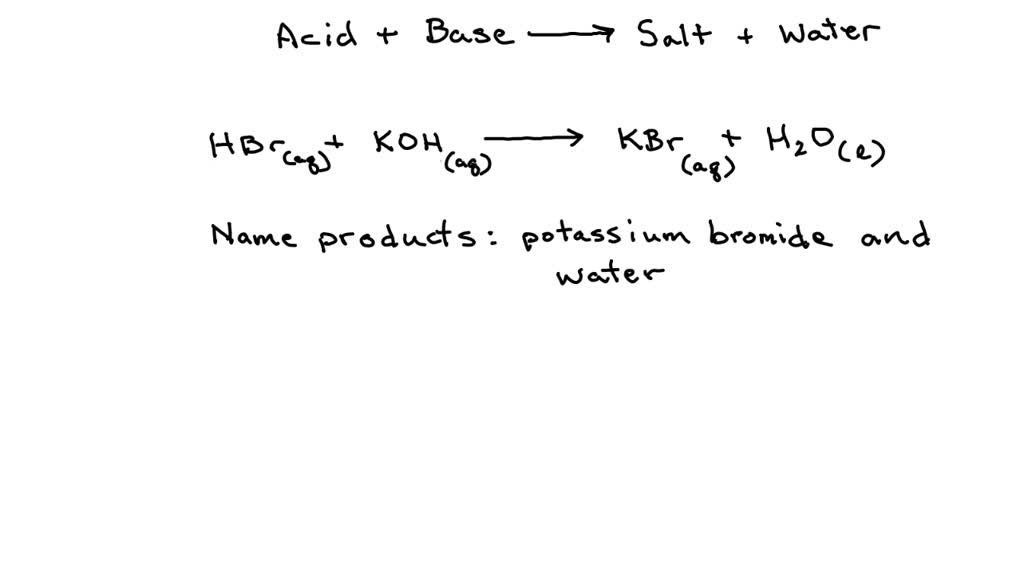 SOLVED: Complete and balance the following neutralization reaction ...