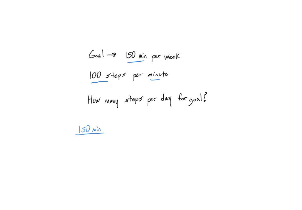 SOLVED Jia Wishes To Briskly Walk 150 Minutes Per Week When Briskly