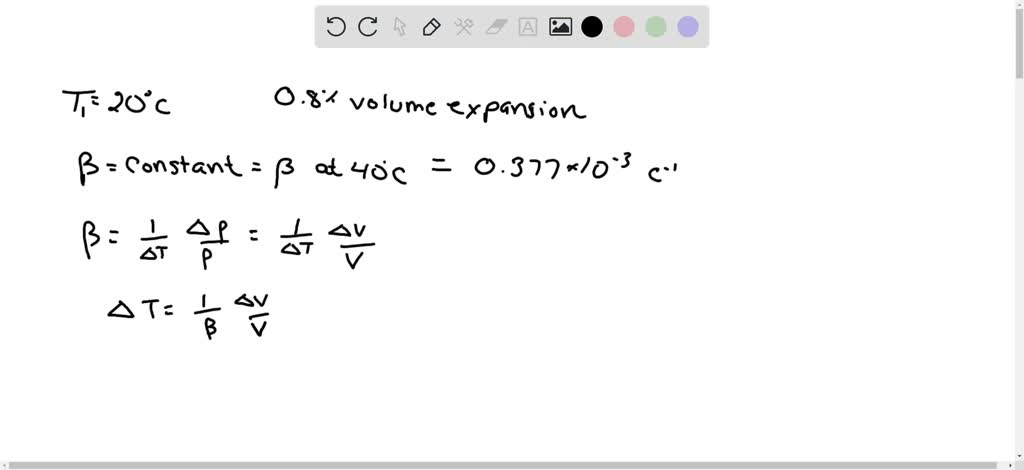 A water tank is completely filled with liquid water at 20 °C. The tank material is such that it ...