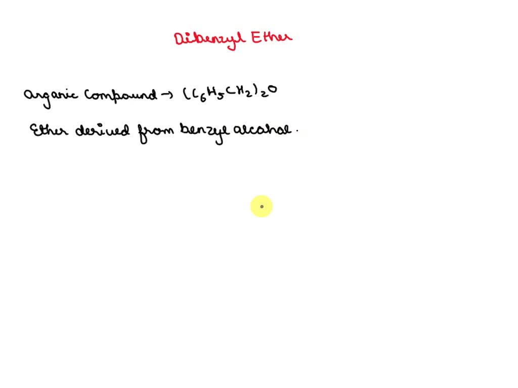 Solved Testbank Question Oo8 What Is The Correct Structure For Dibenzyl Ether C6h5och2c6h5