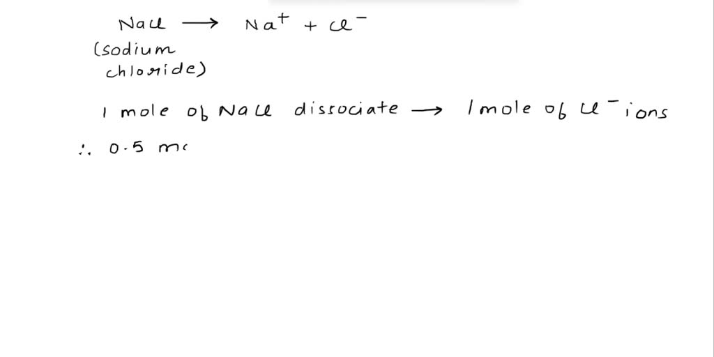 Sodium Chloride Formula Unit