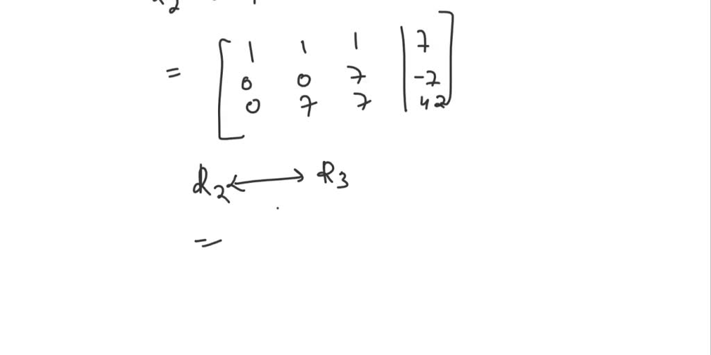 SOLVED: Solve the system by inverting the coefficient matrix and using the following theorem: If ...
