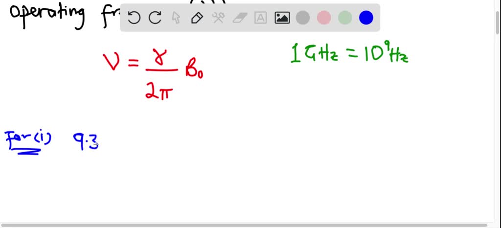 SOLVED: The benzene radical anion has g = 2.0025. At what field should ...
