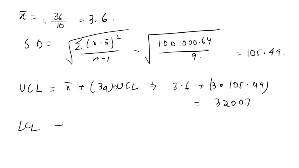 SOLVED: Please help me find the calculations including p chart ...