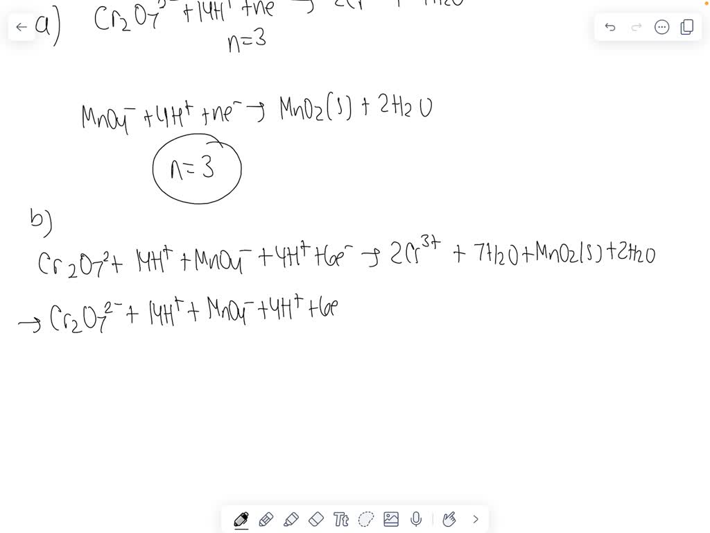 VIDEO solution: A galvanic cell is constructed using the following half ...