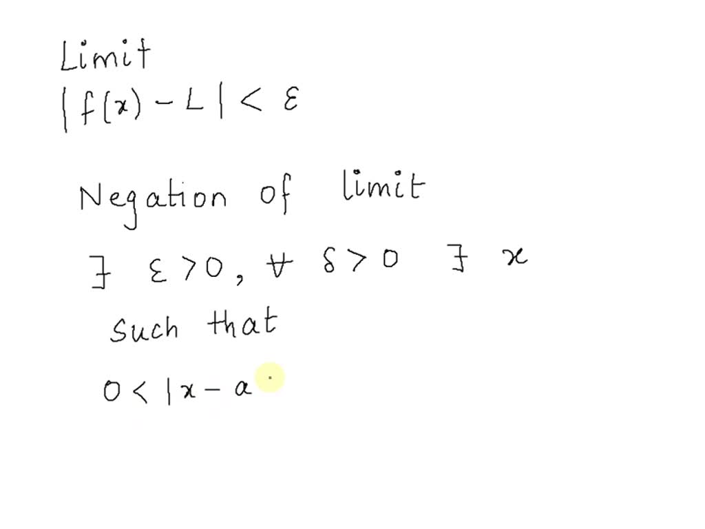SOLVED: The definition of the limit of a function, like f(r) = L, can ...