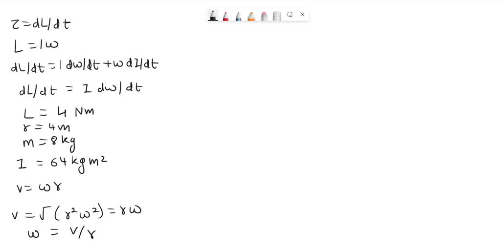 SOLVED: A 1.8-kg particle moves in a circle of radius 4m. The magnitude of its angular momentum ...