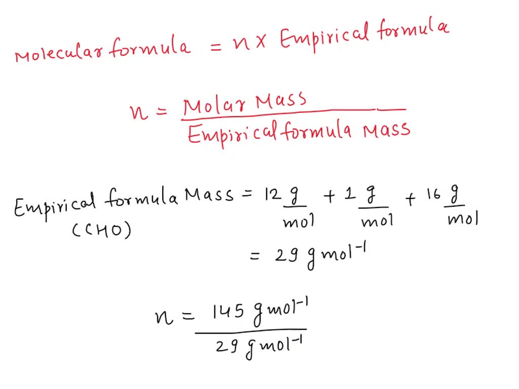 SOLVED: A compound with the empirical formula CHO and the molecular ...