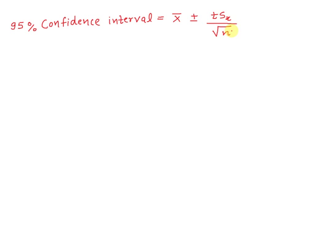 Confidence Interval Formula How to Calculate Standard Deviation